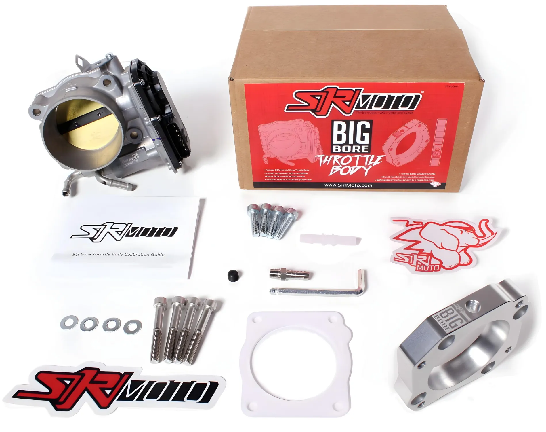 SiriMoto Big Bore Throttle Body Upgrade Kit for Honda S2000 09 08 07 06
