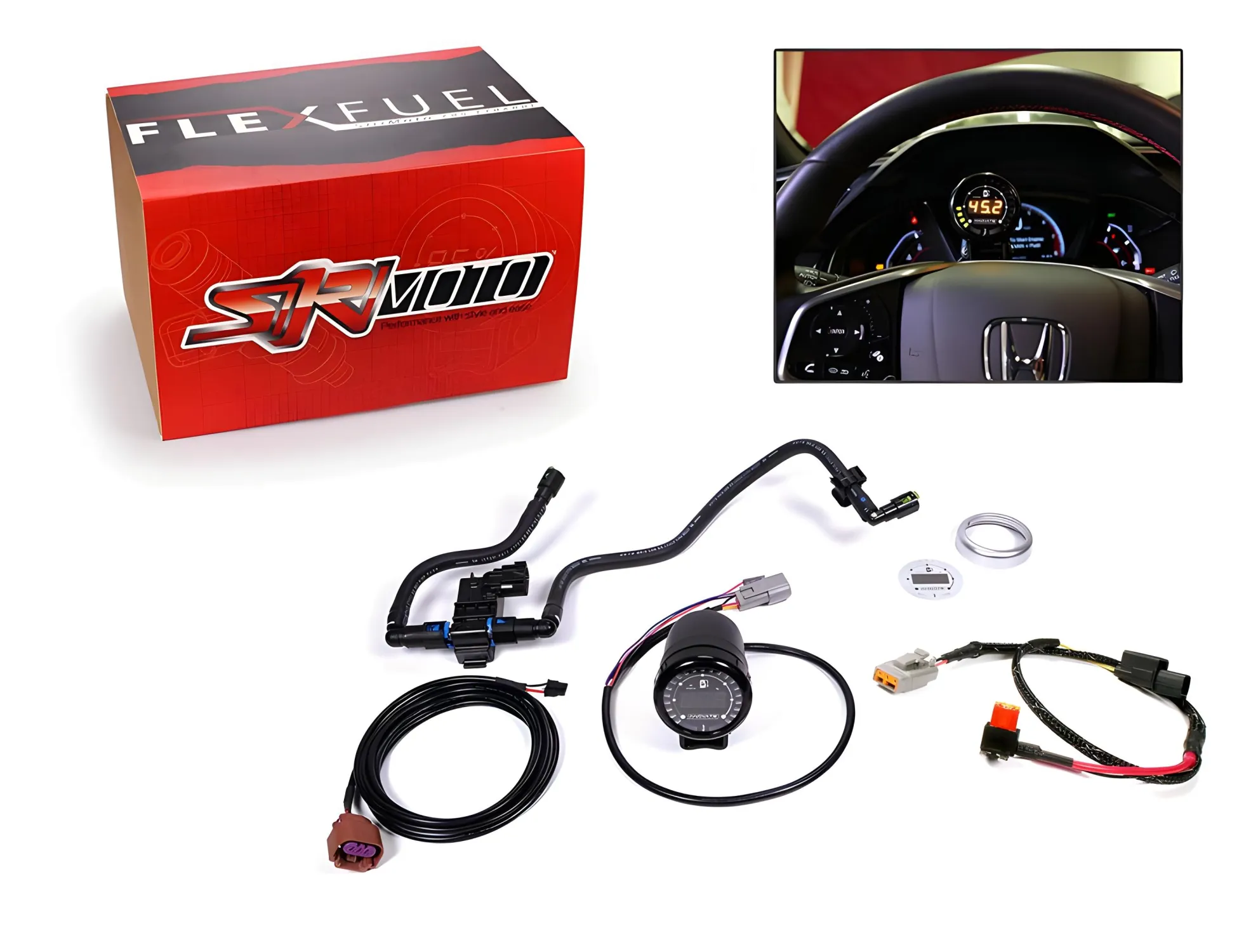 SiriMoto E85 Flex Fuel Kit for Honda Accord 2022 2021 2020 2019 2018